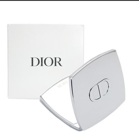 Dior | Accessories | Christian Dior Silver Compact | Poshmark